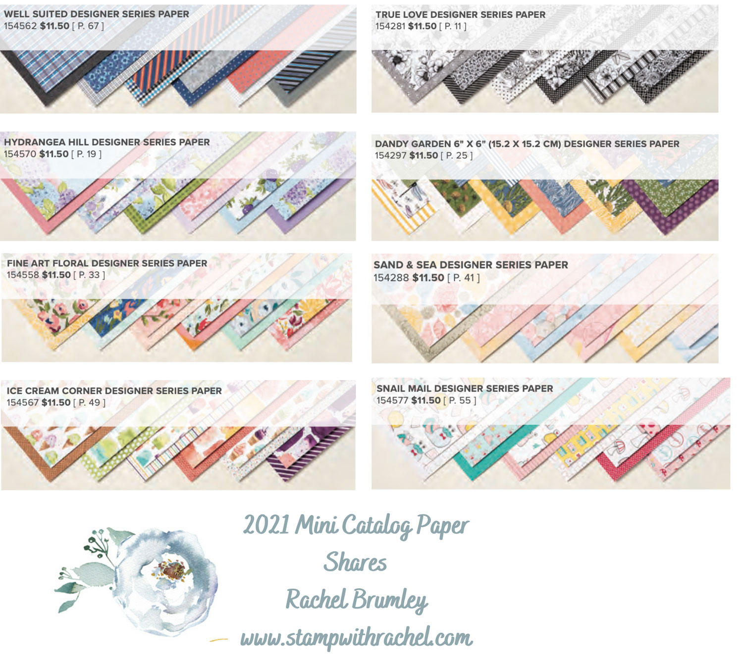 2021 Mini Catalog Paper Shares | Stamp with Rachel