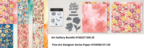 Fun Fold Card with the Art Gallery Bundle | Stamp with Rachel