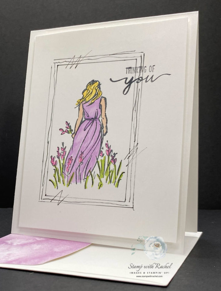 A Simple Card using Beautiful Moments | Stamp with Rachel