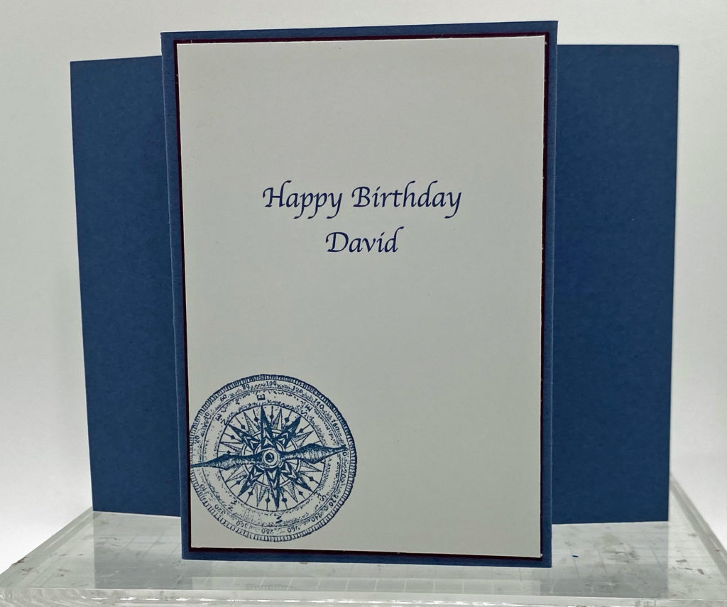 Sailing Home for David’s Birthday | Stamp with Rachel