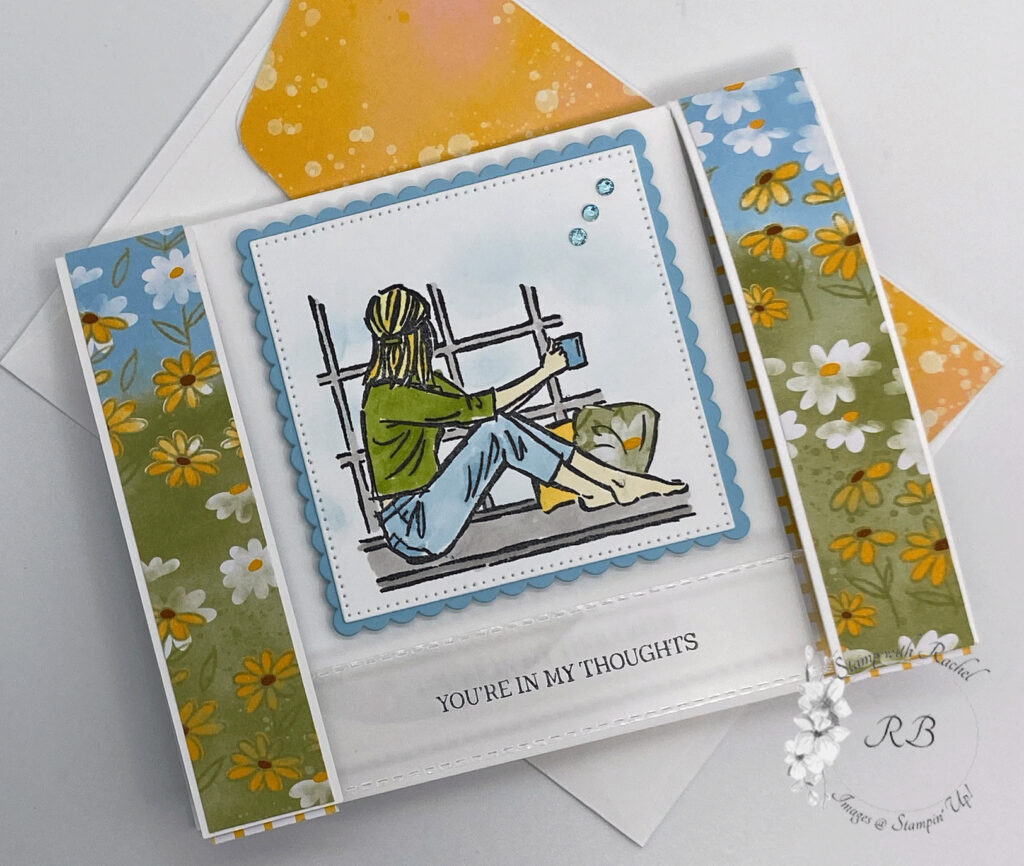 You’re In My Thoughts on Fun Fold Friday! | Stamp with Rachel