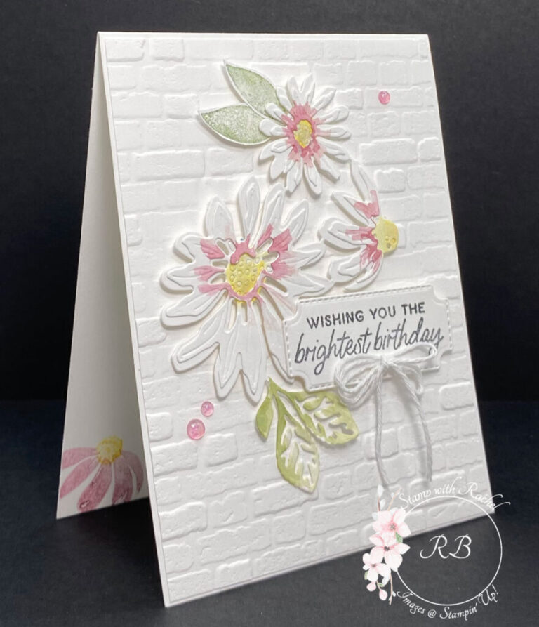 Cheerful Daisies in Moody Mauve! | Stamp with Rachel