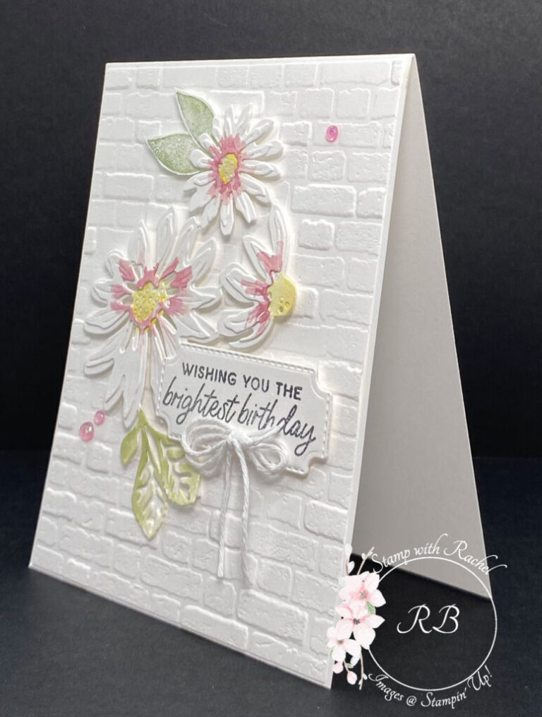 Cheerful Daisies in Moody Mauve! | Stamp with Rachel