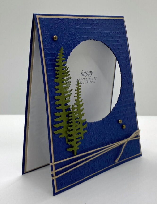 Masculine Monday: DIY Forever Forest Bundle Card | Stamp with Rachel