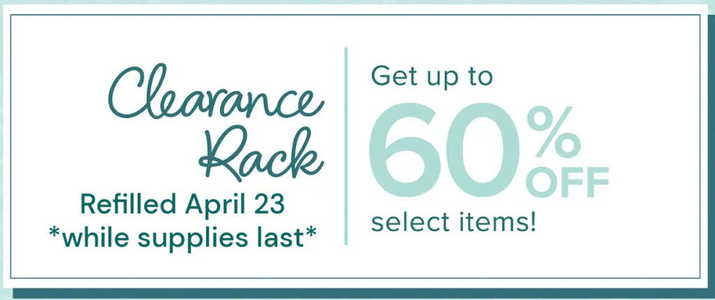 Starter Kit Special and Clearance Rack Updated! | Stamp with Rachel