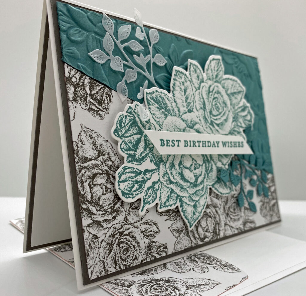 Stipple Roses Bundle And Softly Stippled DSP | Stamp with Rachel