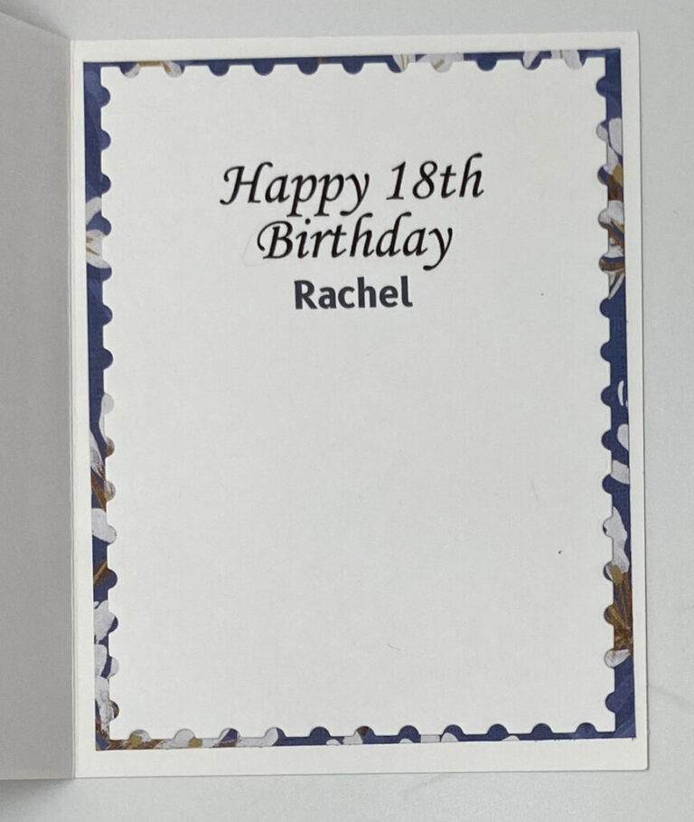 Happy 18th Birthday Rachel | Stamp with Rachel
