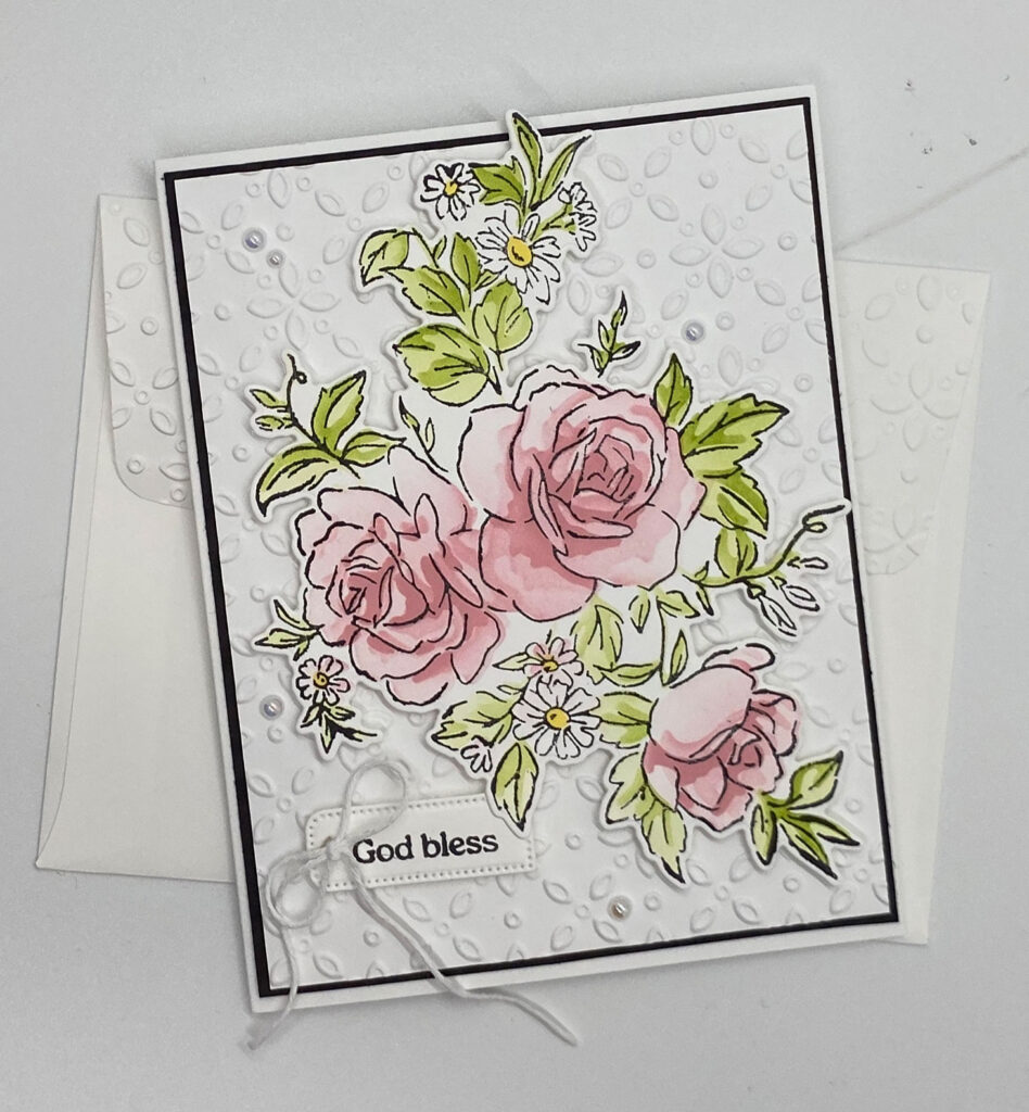 Pretty in Pink: DIY Layers Beauty Card with the Eyelet 3D Embossing ...