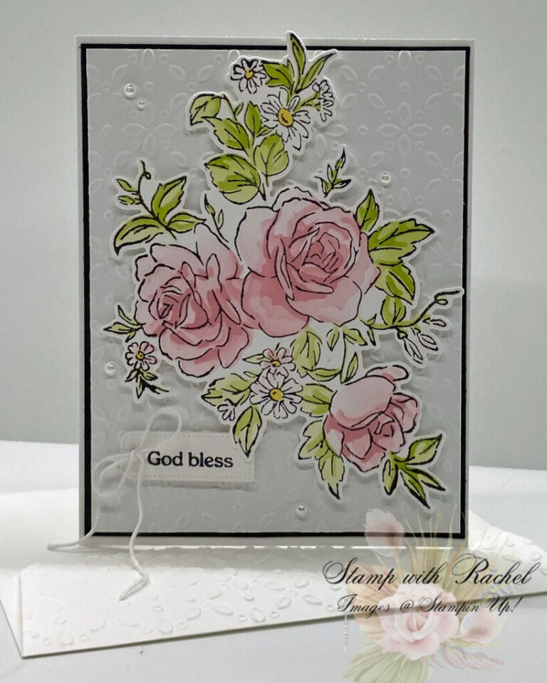 Pretty in Pink: DIY Layers Beauty Card with the Eyelet 3D Embossing ...