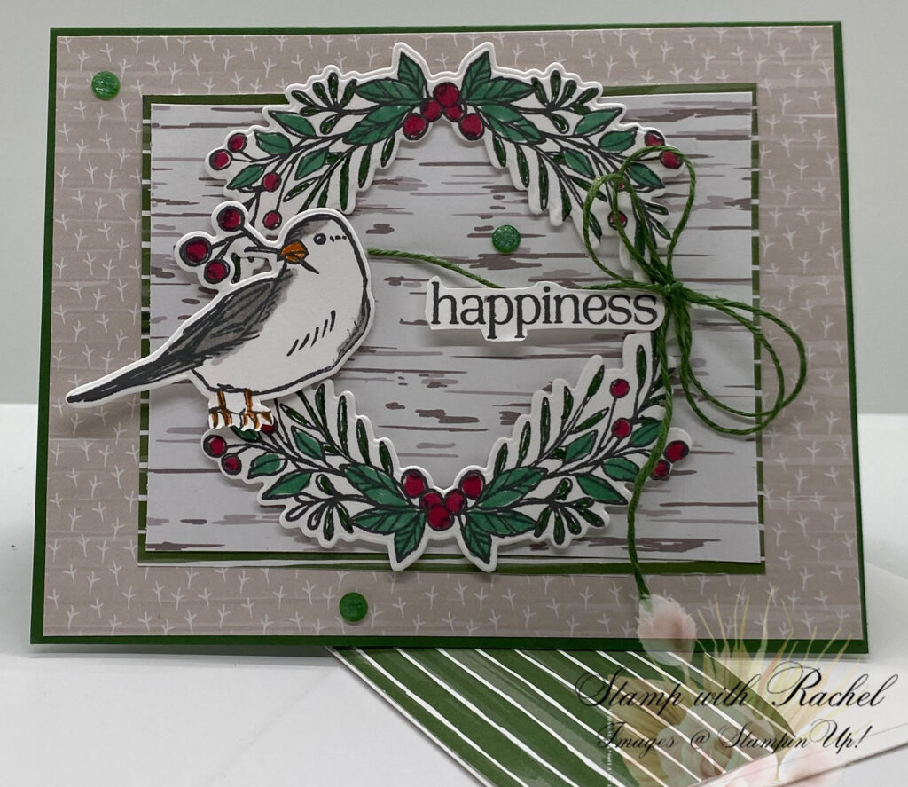 Crafting Rustic Joy: A DIY Winter Wreath Card Tutorial using the ...