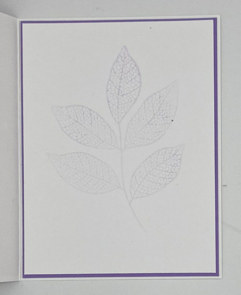 Highland Heather Perfection: A Subtle Yet Stunning Leaf Design | Stamp ...