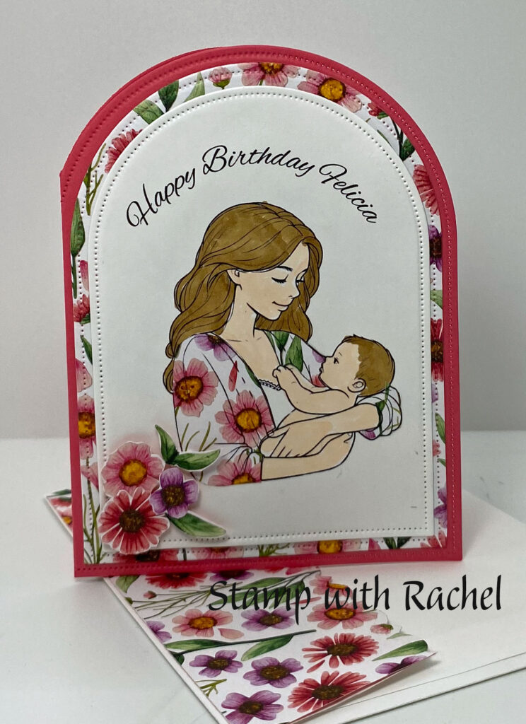 Heartfelt Mother & Baby Arch Birthday Card: Creating Special Moments ...