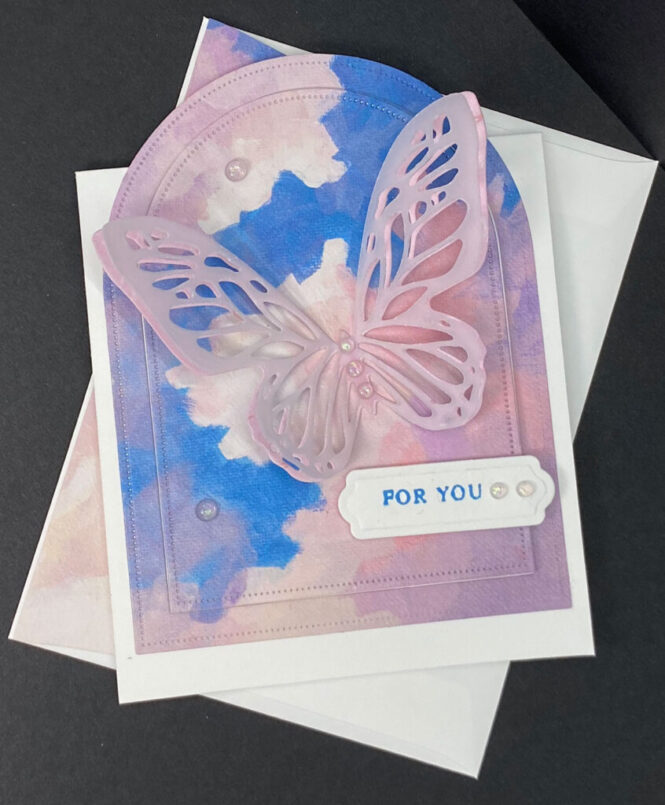 Dreamy Watercolor Butterfly Card: Creating Soft Blended Backgrounds ...