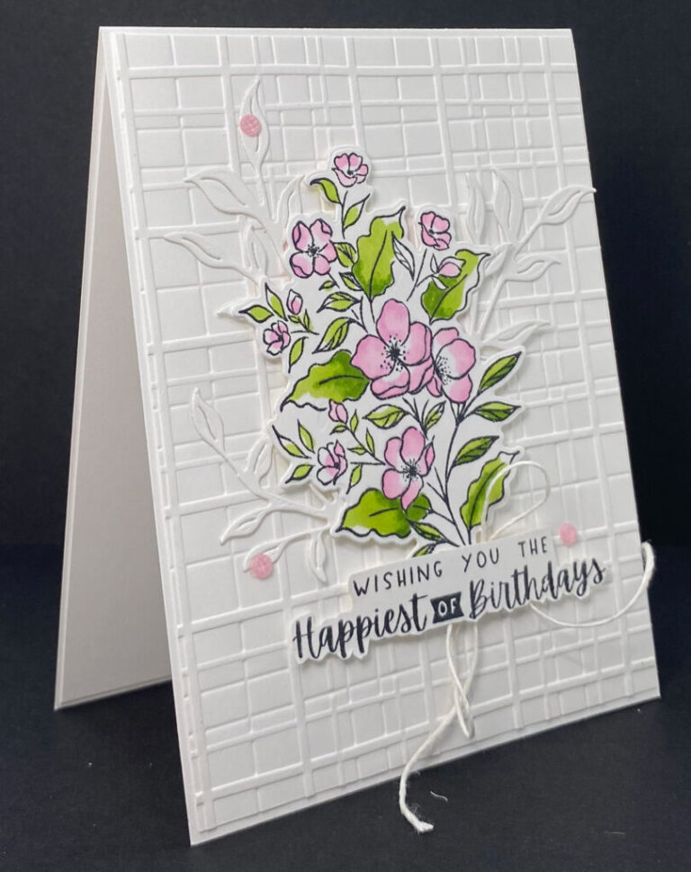 Clean & Simple Birthday Card: Showcasing Memorable Blooms with the ...