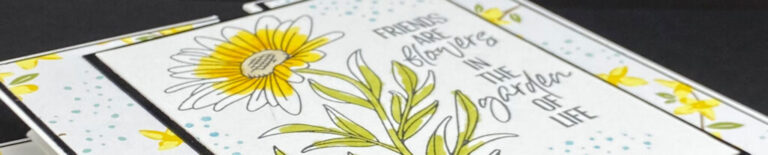 Friends Are Flowers in the Garden of Life Card | Stamp with Rachel
