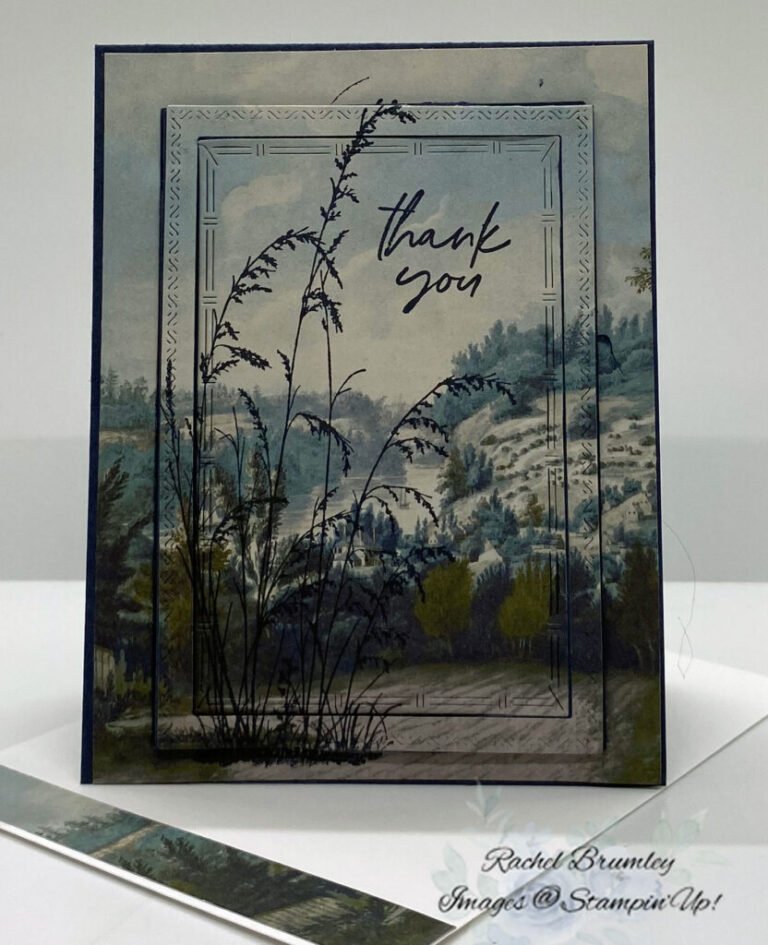 Serene Landscape Thank You Cards for Heartfelt Appreciation | Stamp ...