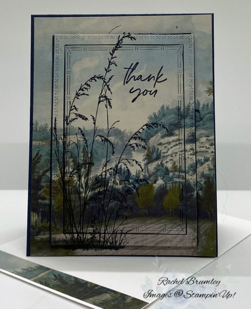Serene Landscape Thank You Cards for Heartfelt Appreciation | Stamp ...