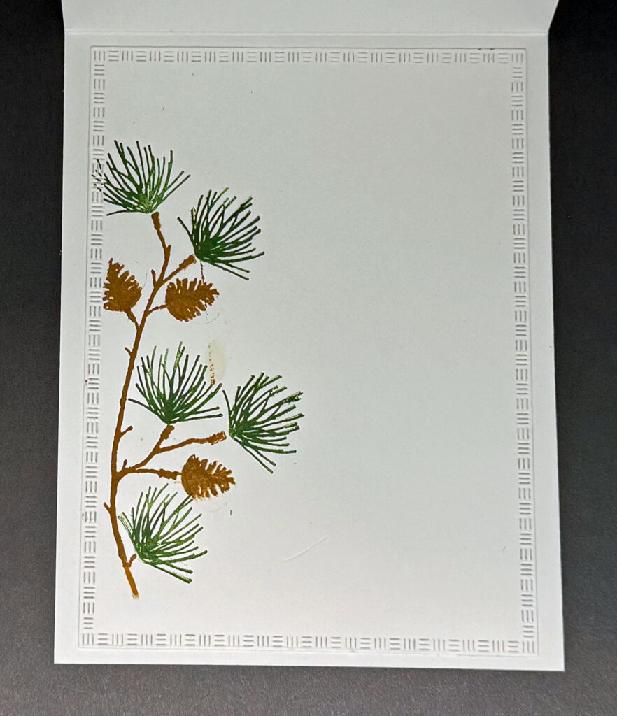 Branching Out Birthday Card: Pine Needle Stamping Tutorial | Stamp with ...